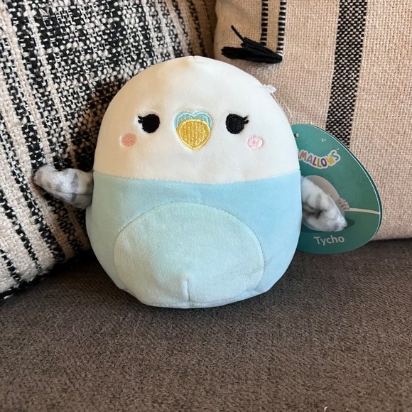 Squishmallows | Toys | Nwt Tycho The Parakeet Squishmallows 5 | Poshmark
